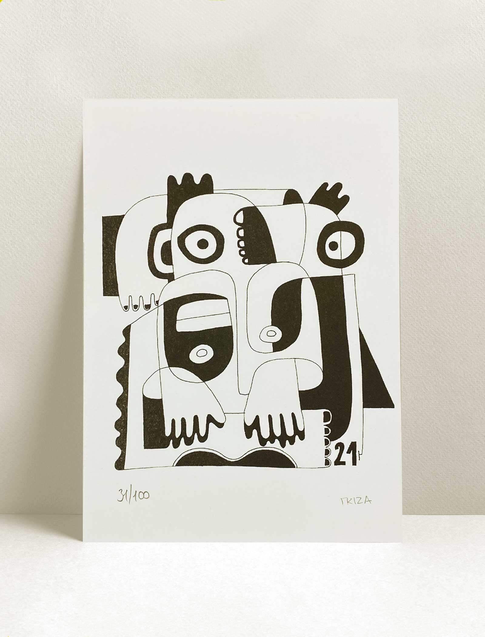 B + W by Giza | Studio Rosi Risographie